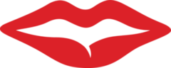 Simple Mouth Lips Sticker