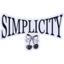 Simplicity Coquette Sticker