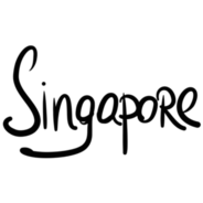 Singapore, Hand-lettered Sticker