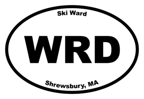 Ski Ward Oval Sticker