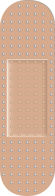 Vibrant, High-Quality Skinny Band Aid Bandage Stickers