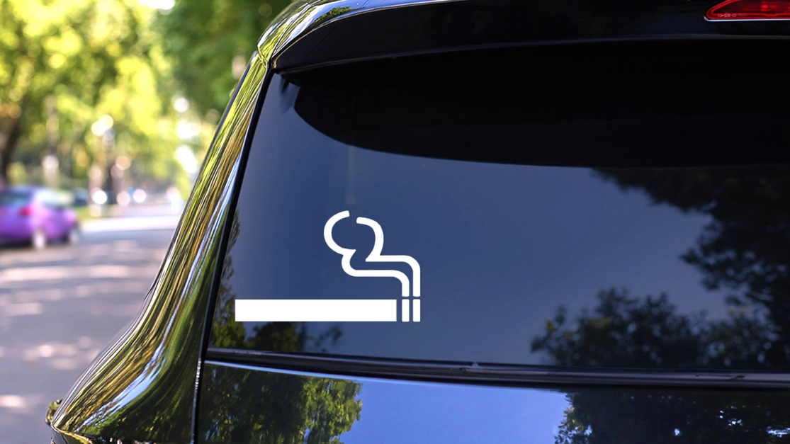 Smoking Cigarette Sticker - Fast Shipping & No Minimums