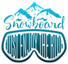 Snowboard Just Enjoy The Ride Sticker