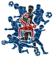 Soccer Team Composition Sticker