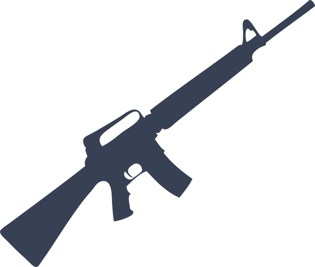 Soldier Rifle Sticker - Fast Shipping & No Minimums