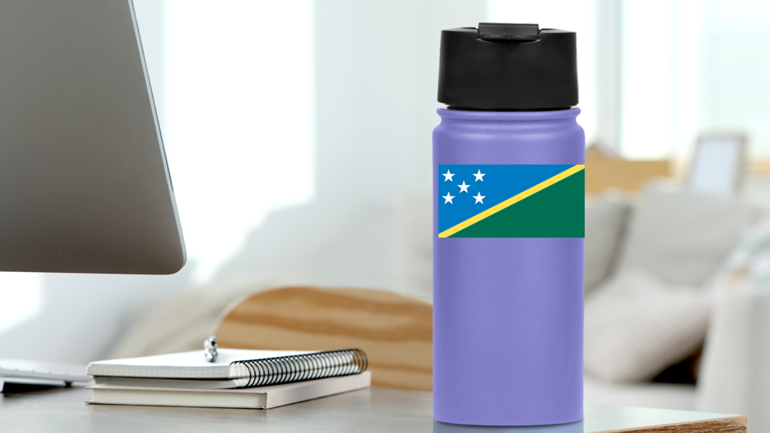 Vibrant, High-Quality Solomon Islands Flag Stickers