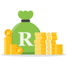 South African Rand Bundle Sticker