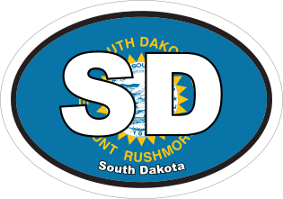 South Dakota Car Stickers and Decals
