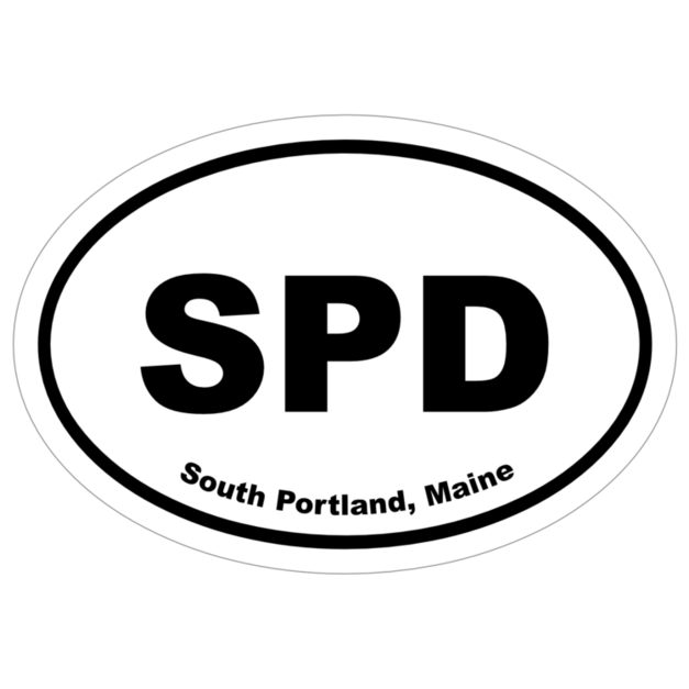 South Portland, Maine Oval Stickers