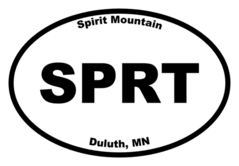Spirit Mountain Oval Sticker