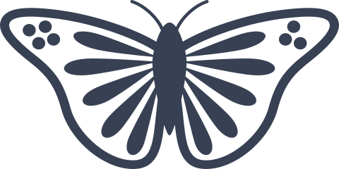 Order Your Spunky Butterfly Sticker Today - Free Shipping!