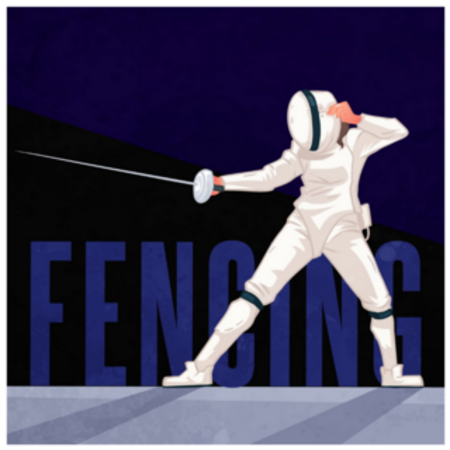Square Fencing Sticker