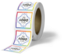 Custom Square Labels & Sticker Rolls with Free Shipping