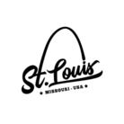 St. Louis. Lettering With Arch Sticker