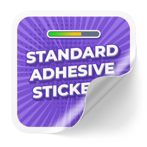 Standard Adhesive Stickers – Durable, Versatile Custom Vinyl Stickers