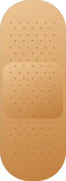 Standard Band Aid Sticker Shipped Fast & Free!