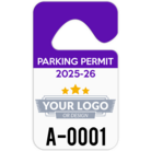 Custom Hang Tag Parking Permits - Personalized & Professional