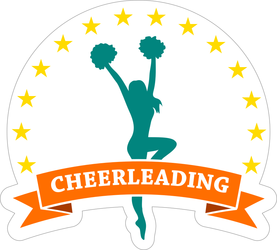 Star Cheerleading Sticker