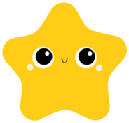 Starfish Toy Icon Big Eyes Sticker