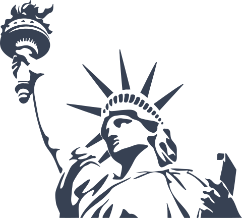 Statue Of Liberty Sticker - 50+ Colors!