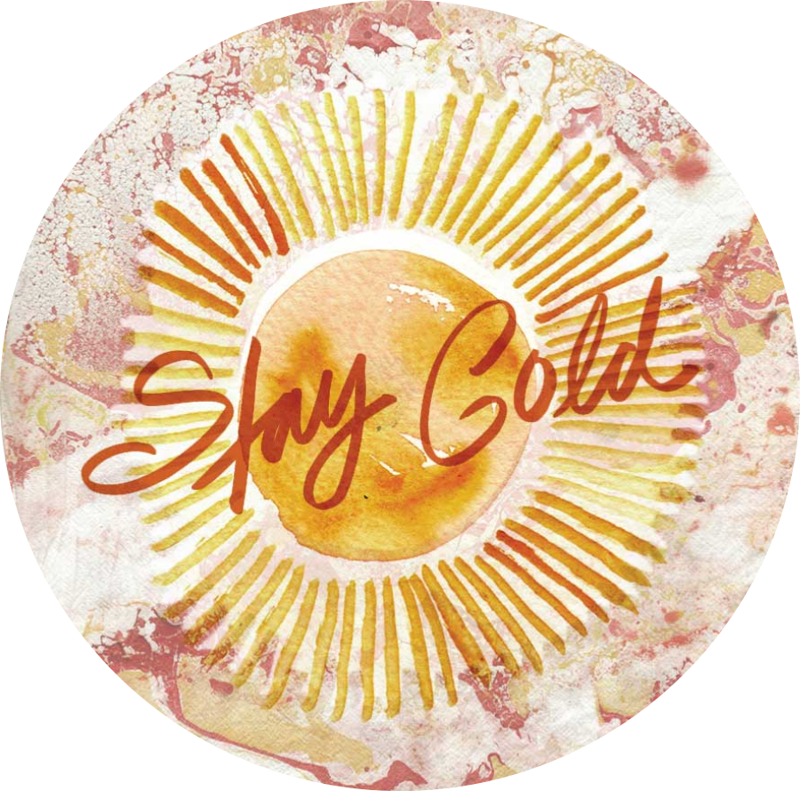 Stay Gold Circle Sticker