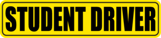 Student Driver Sticker Shipped Fast & Free!