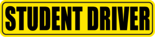 Student Driving Stickers & Decals - Driver Training/School