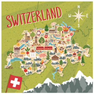 Switzerland Stickers