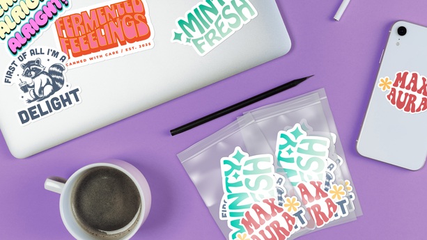 Sticker Types Explained: What Are Die Cut Decals?