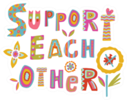 Support Each Other Sticker