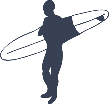 Surfing Stickers & Decals | Free Shipping