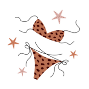 Swimsuit Starfish Sticker