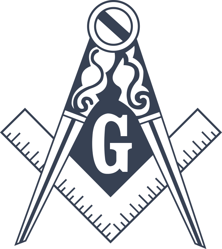 Swirly Mason Masonic Construction Sticker - 50+ Colors!