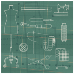 Tailoring Elements Sticker Sheet