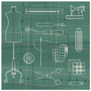 Tailoring Elements Sticker Sheet