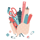 Tailoring Tools Sticker