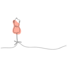 Tailors Dummy Female Sticker