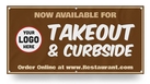 Custom Takeout & Curbside Sign | Car Stickers