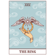Tarot Card "The Ring" Sticker
