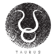 Taurus With Grunge Frame Sticker