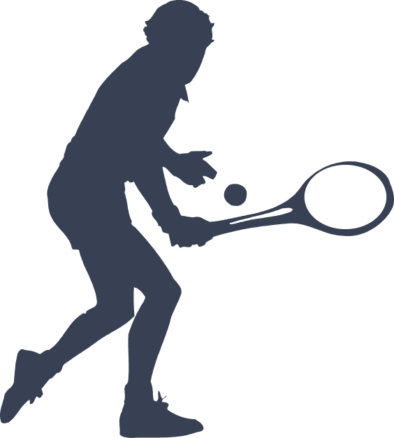 Tennis Player Sticker - Fast Shipping & No Minimums