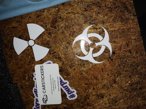 Hazard Symbol Stickers and Decals | Free Shipping