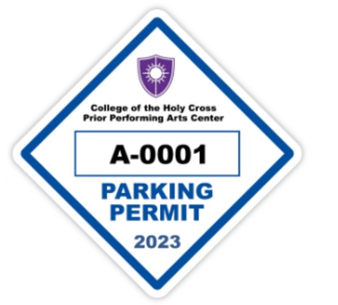 Diamond-Shaped Parking Permit Stickers - No Minimums