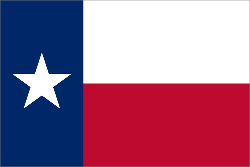 Vibrant, High-Quality Texas Tx State Flag Magnets