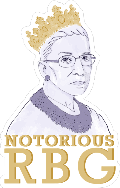 Order Your The Notorious RBG Sticker Today - Free Shipping!