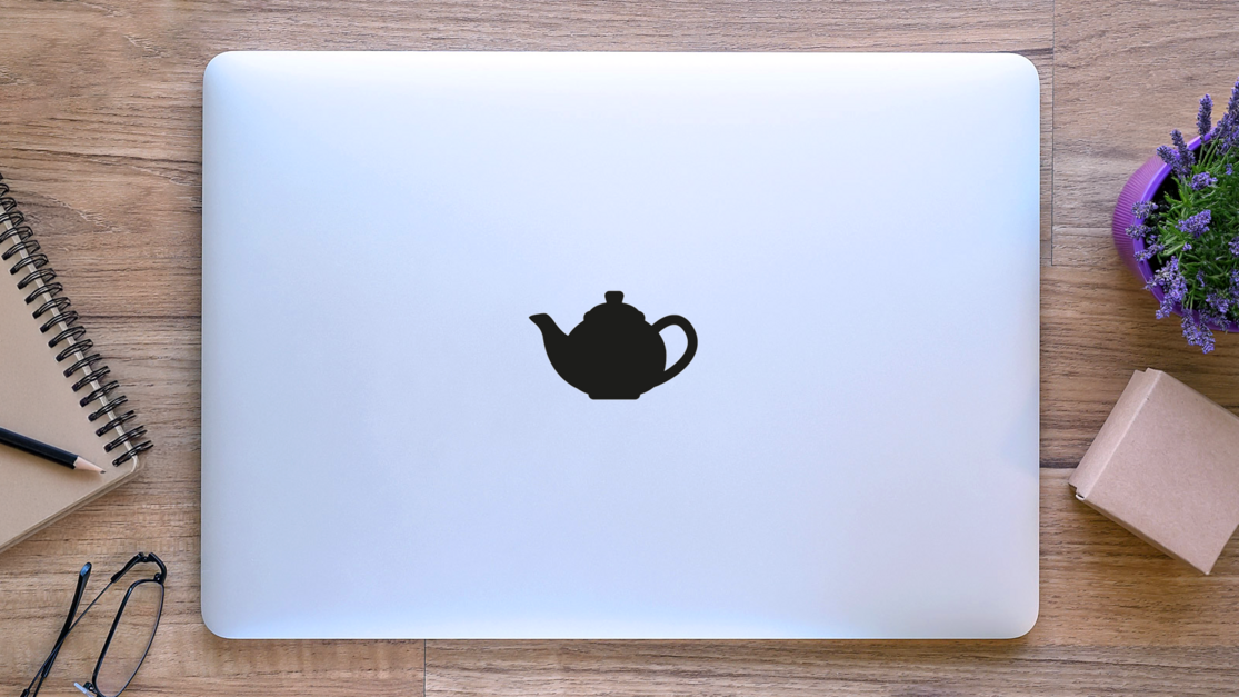 The Teapot Icon Tea Sticker
