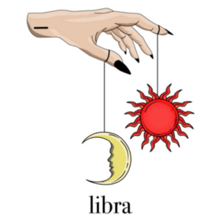 Libra Zodiac & Astrology Stickers & Car Decals
