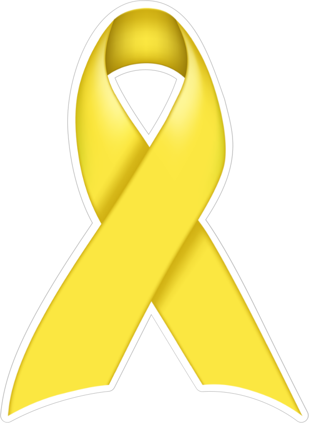 Vibrant, High-Quality Thick Yellow Ribbon Die-Cut Magnets