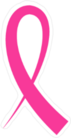 Thin Pink Ribbon Sticker