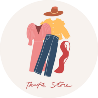 Shop Thrifting Stickers - Sustainable and Stylish Sticker Designs